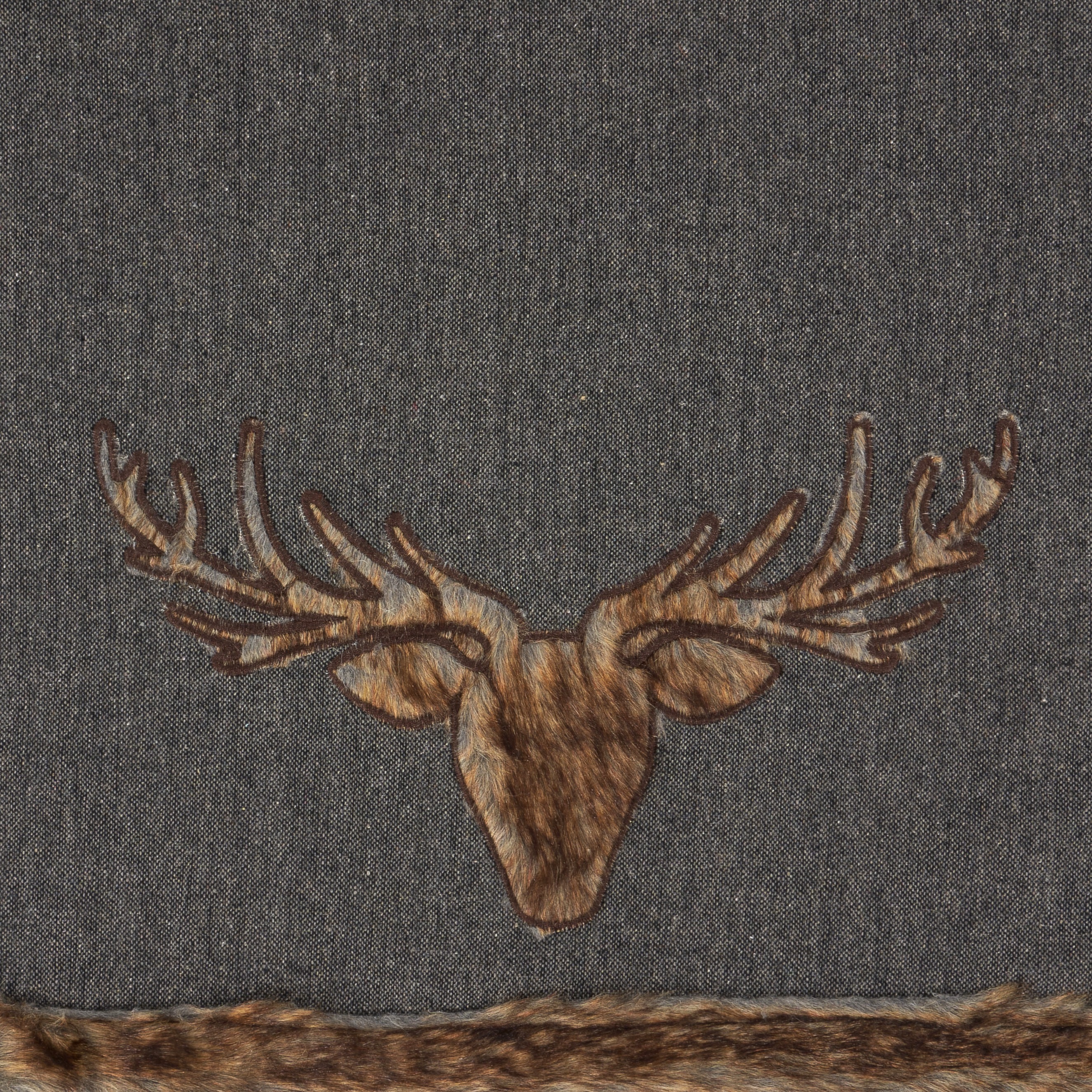 Tischläufer Hirsch mit Plüsch 45x150 Tischdecke Landhaus Weihnachten ...